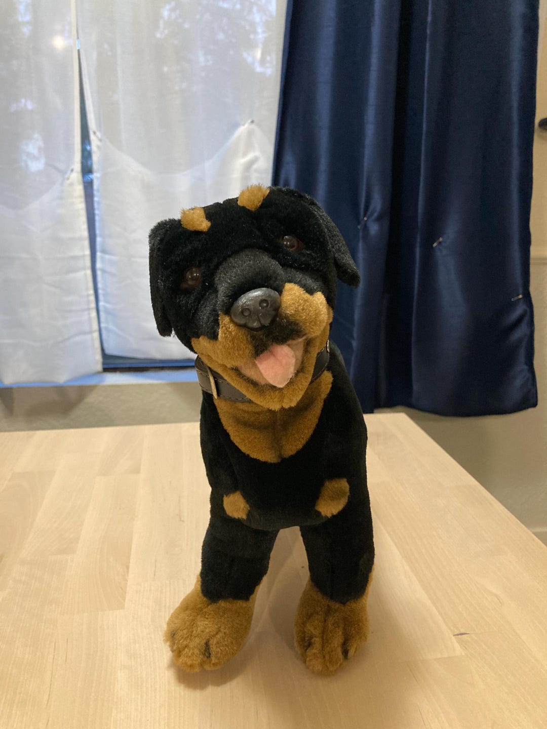 Vintage Ganz 1993 Rottweiler Plush Dog - Etsy