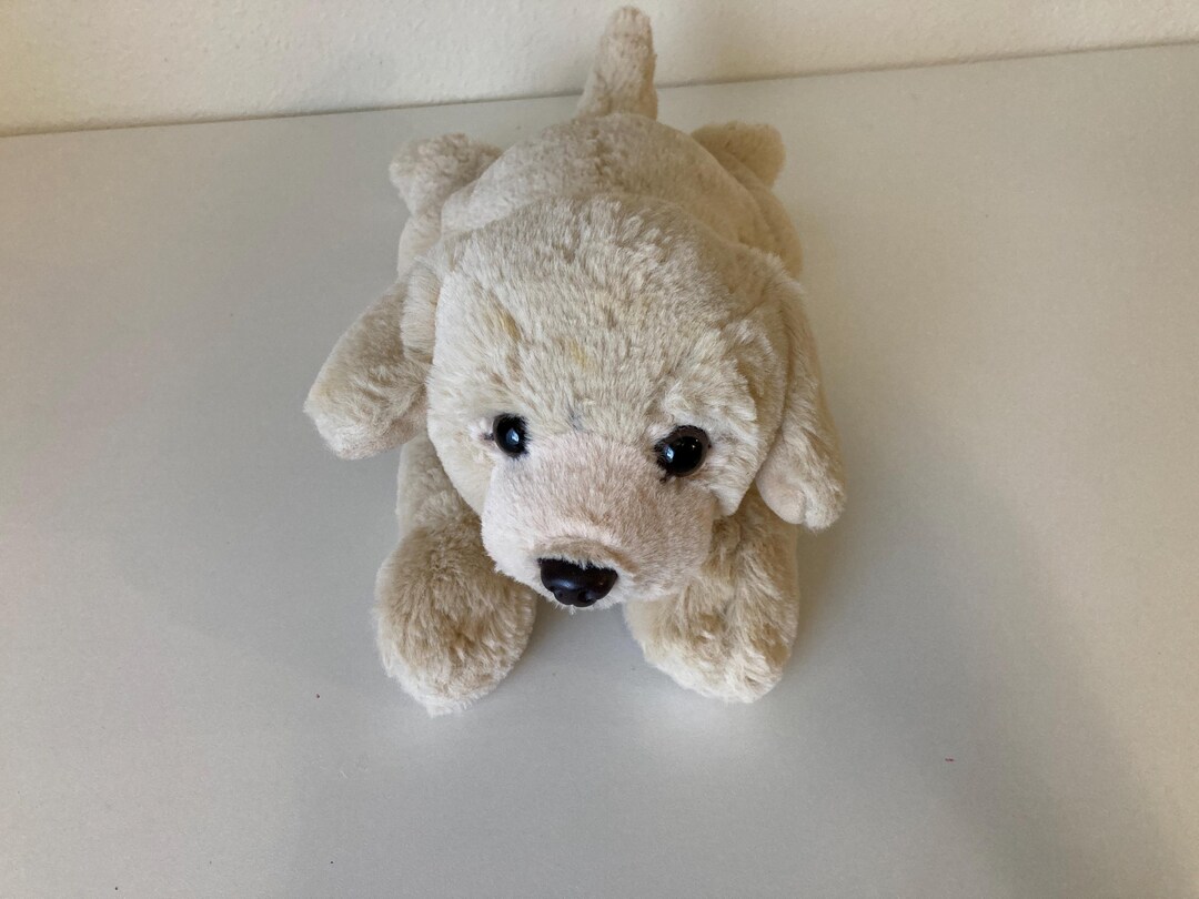 Weighted Yellow Lab Plush - Etsy
