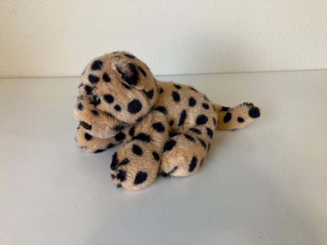 Small Weighted Cheetah Plush - Etsy