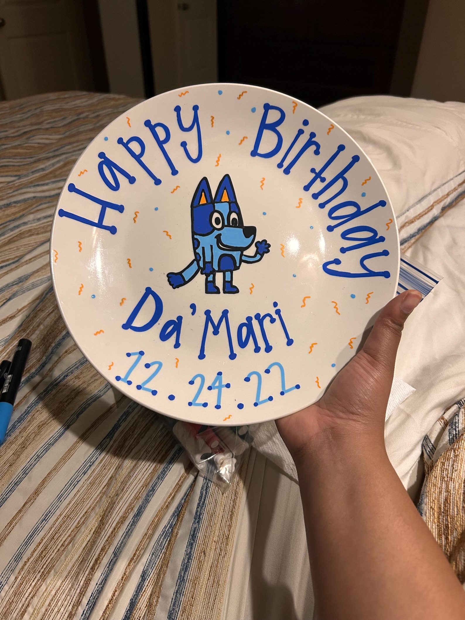 Custom Birthday Plate - Etsy