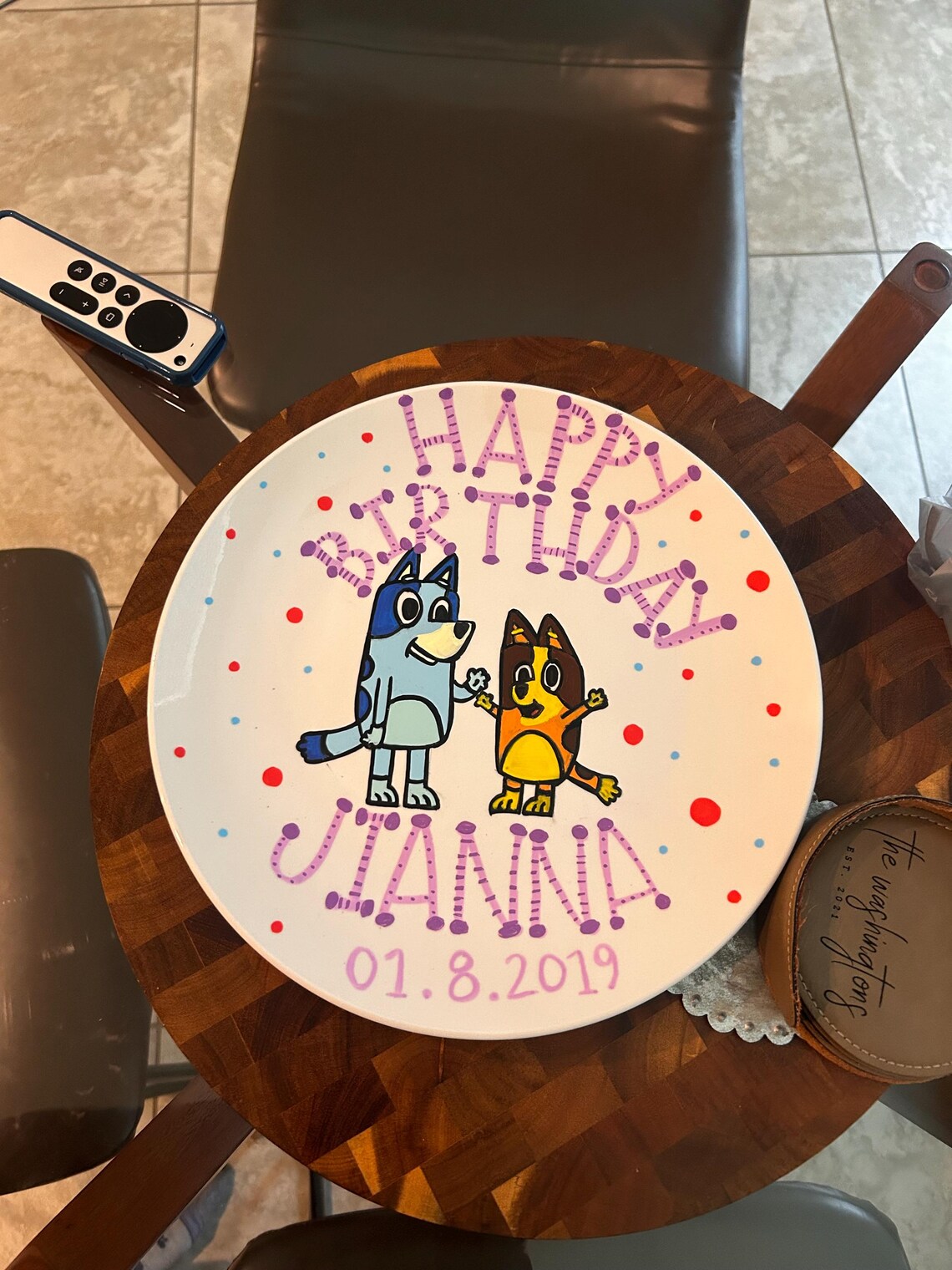 Custom Birthday Plate - Etsy