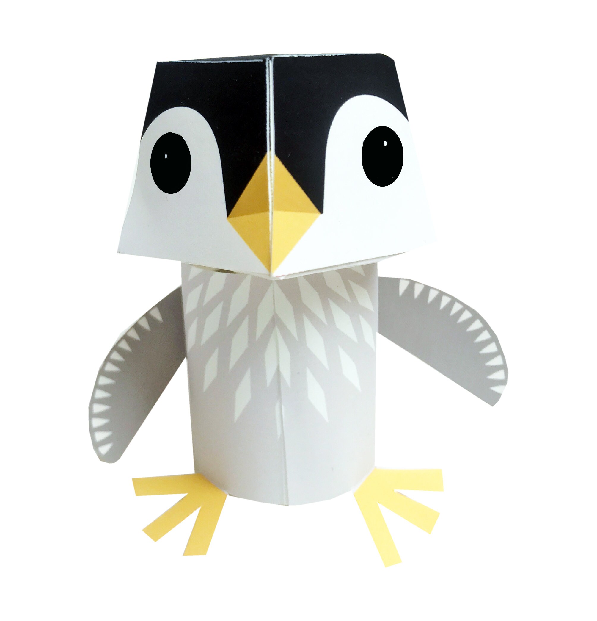 3D Paper Animal Kit: Polar Pack Printable (PDF Download) - Etsy