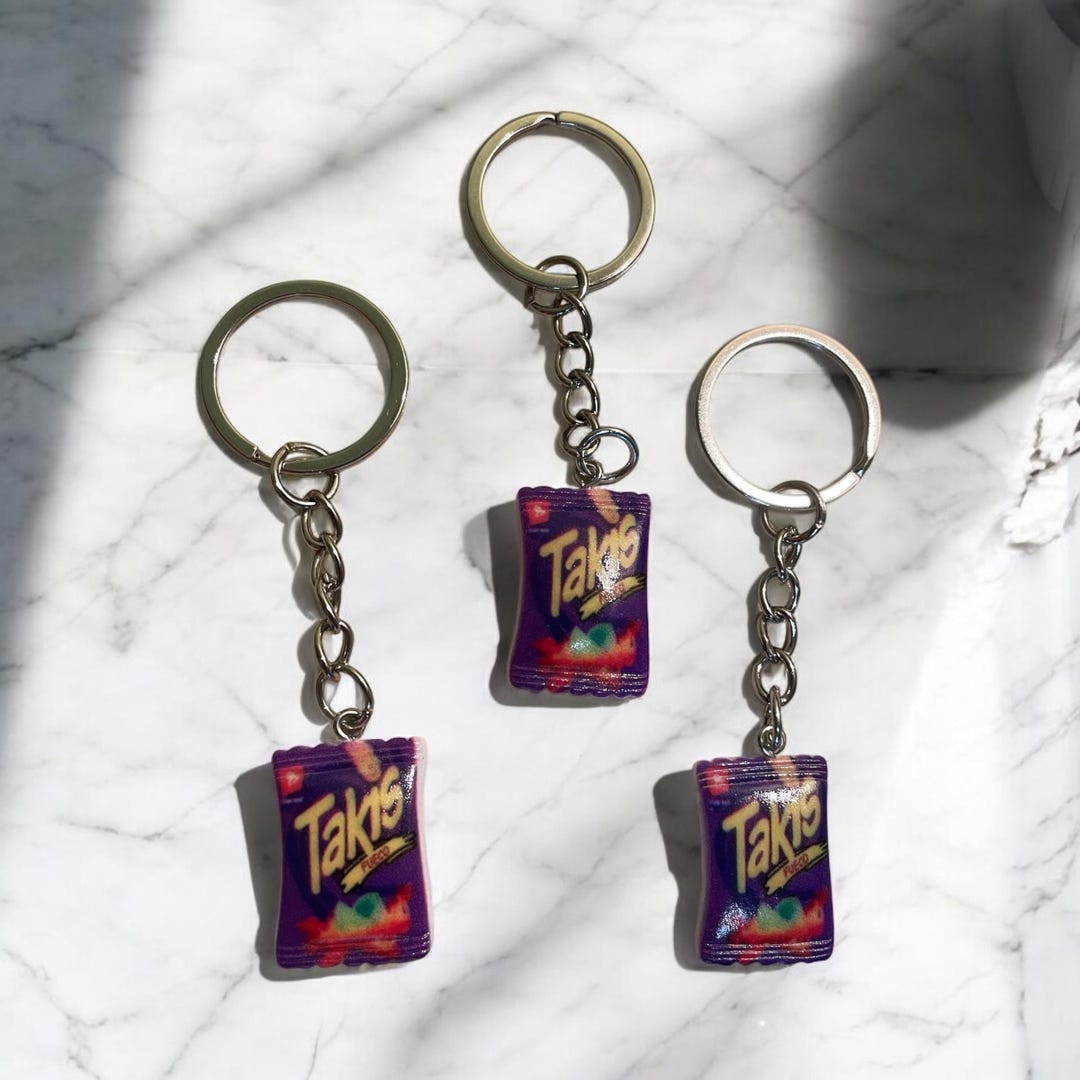 Takis Crisps Keychain: Playful Acrylic Keyring - Etsy