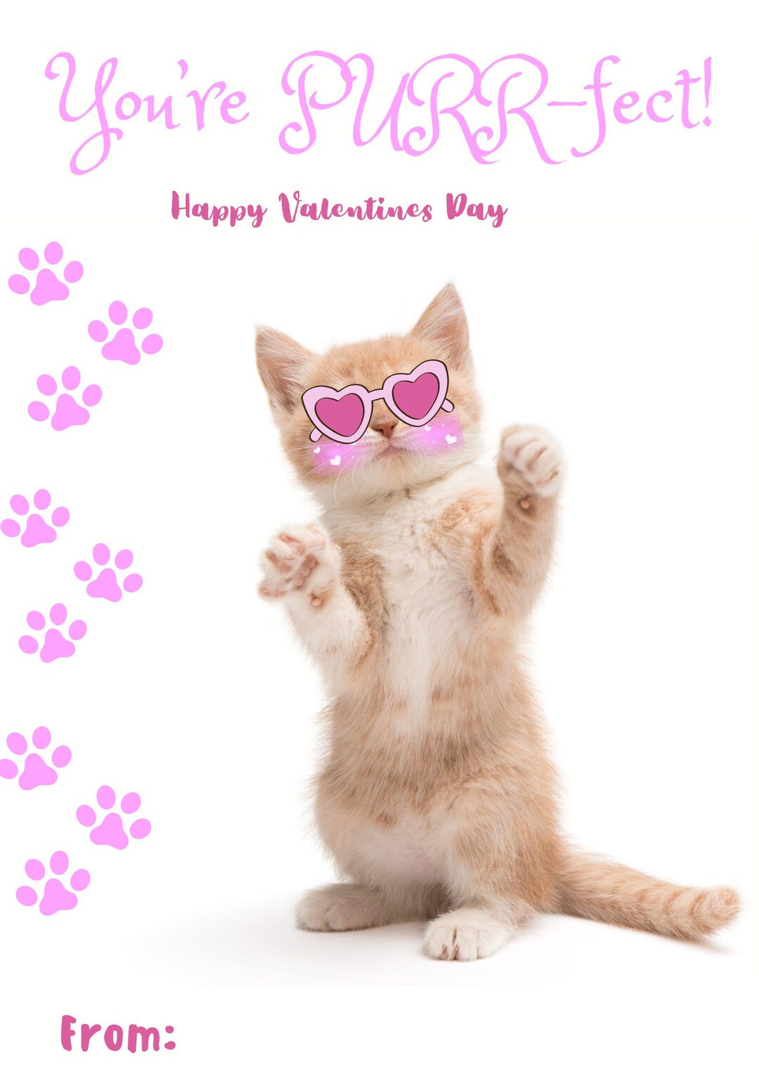 Printable Valetine's Day Card - Etsy