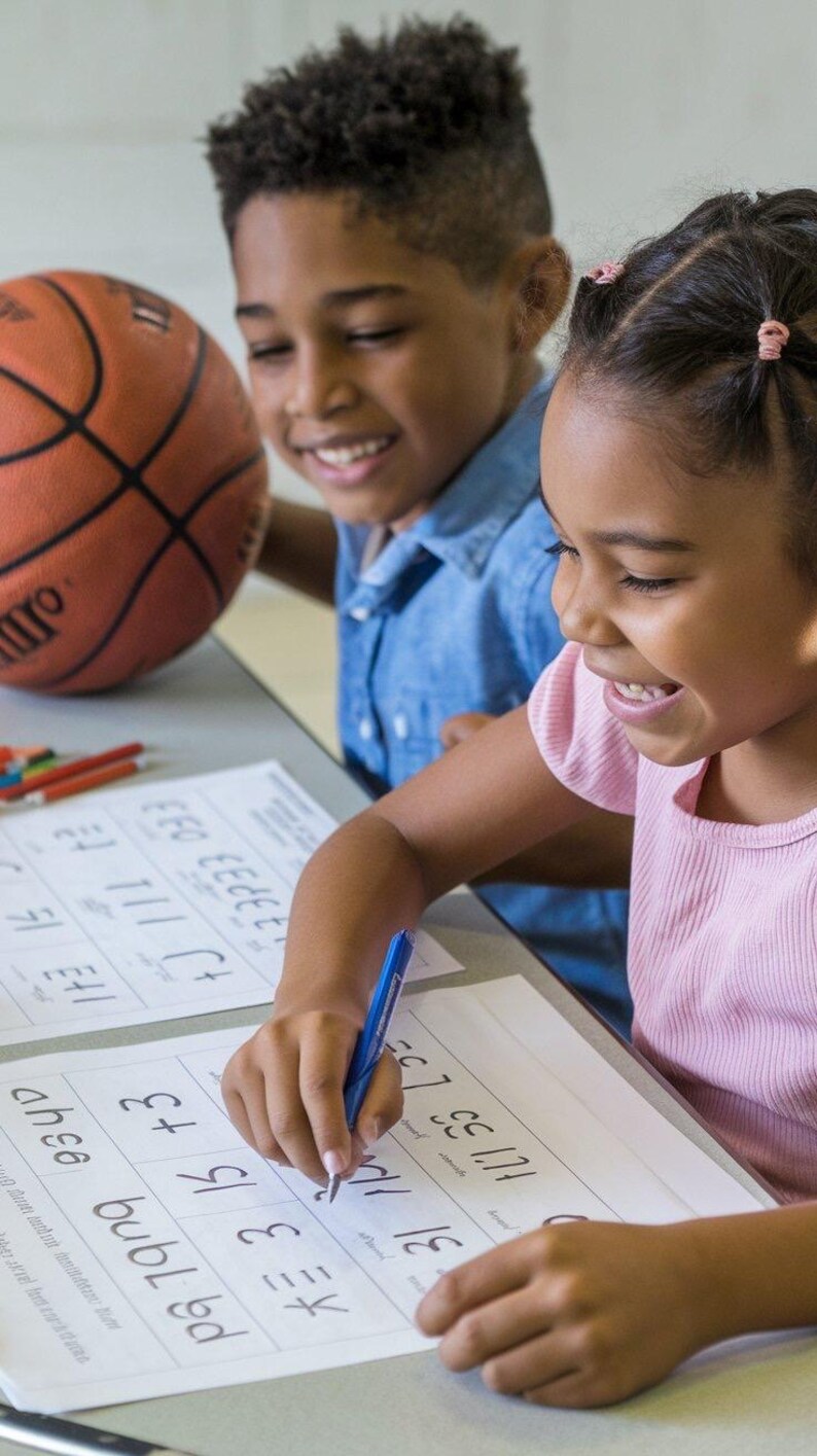 Basketball Math Adventure Workbook for 3rd Graders | 100 Engaging ...
