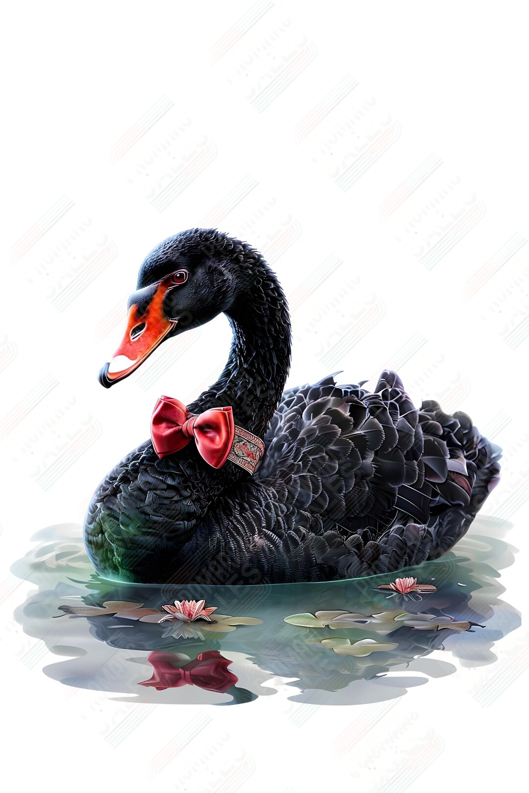 Black Swan Digital File Gothic Swan Clipart Png Svg Jpg Dark Fantasy ...