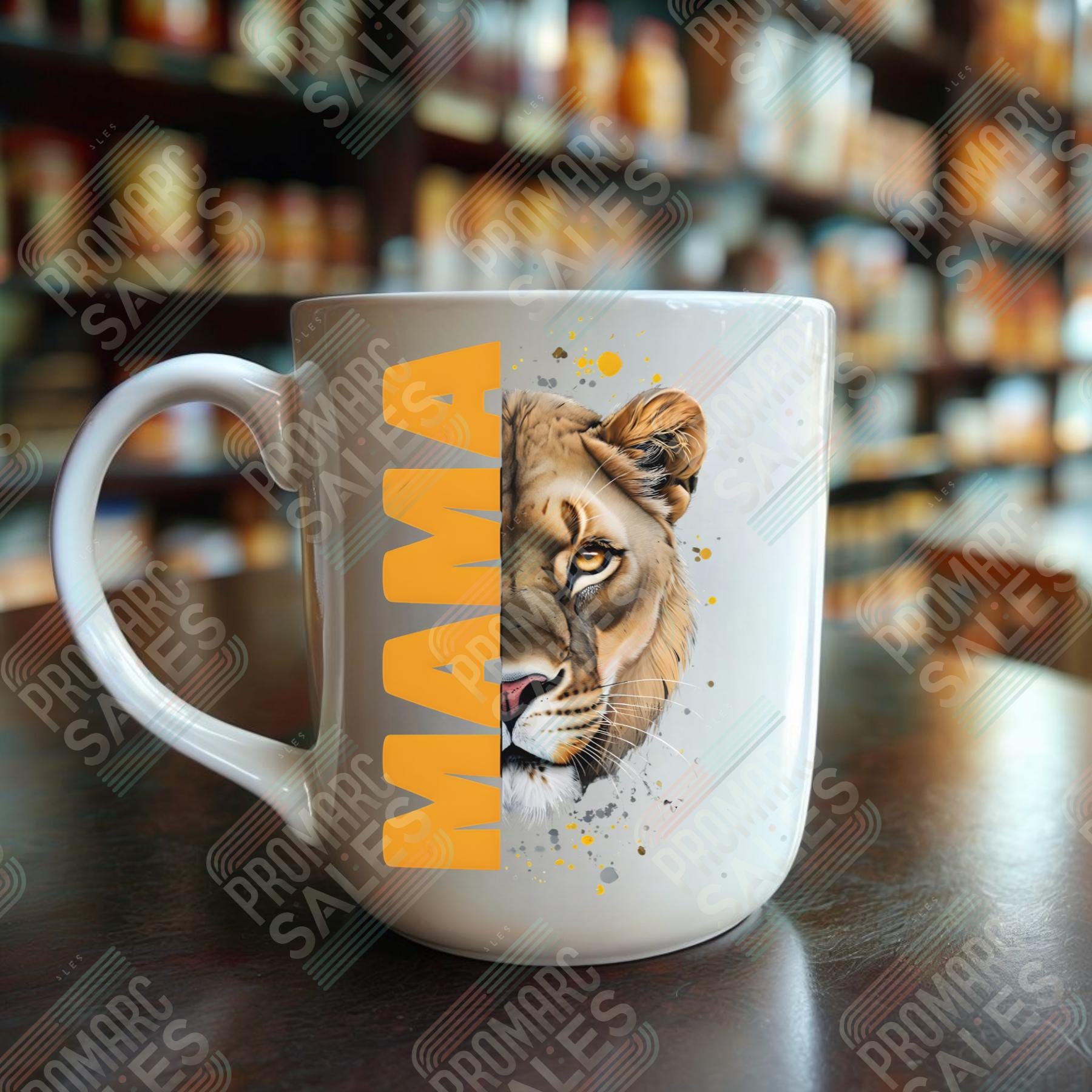 Mama Lion PNG SVG | Half Lioness Face Split Text Design | Wild Animal ...