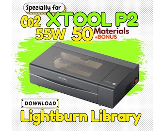 Xtool P2 Engrave Settings Library - Etsy