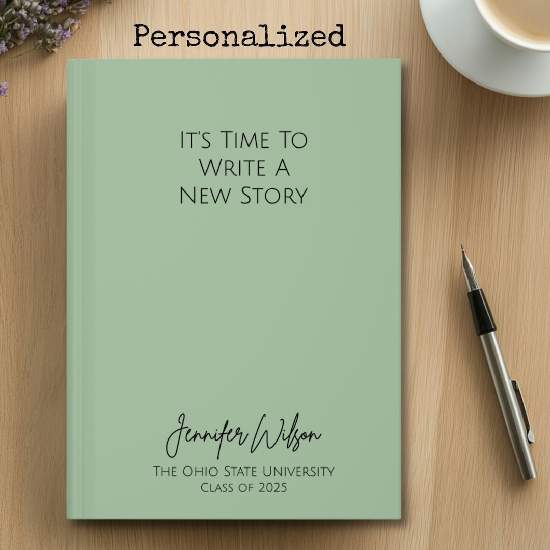 Personalized College Graduation Hardcover Journal, Gift for Students ...