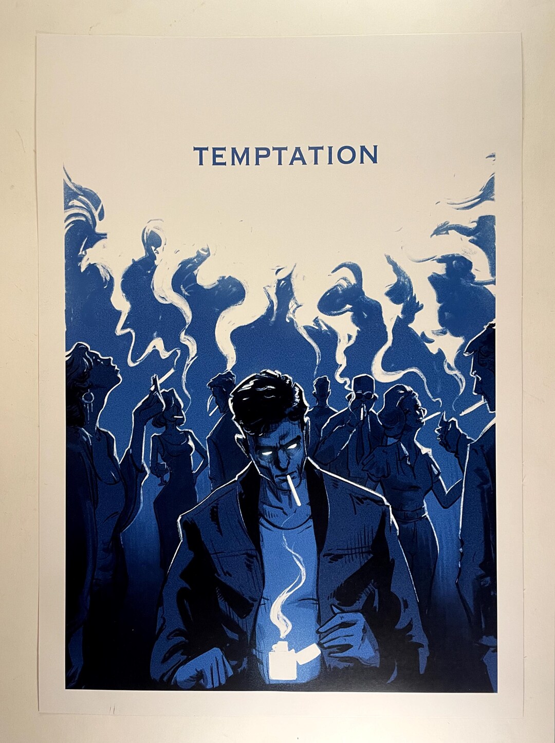 Illustration Poster A3 - Temptation - Numbered by the Artist - 25 ...