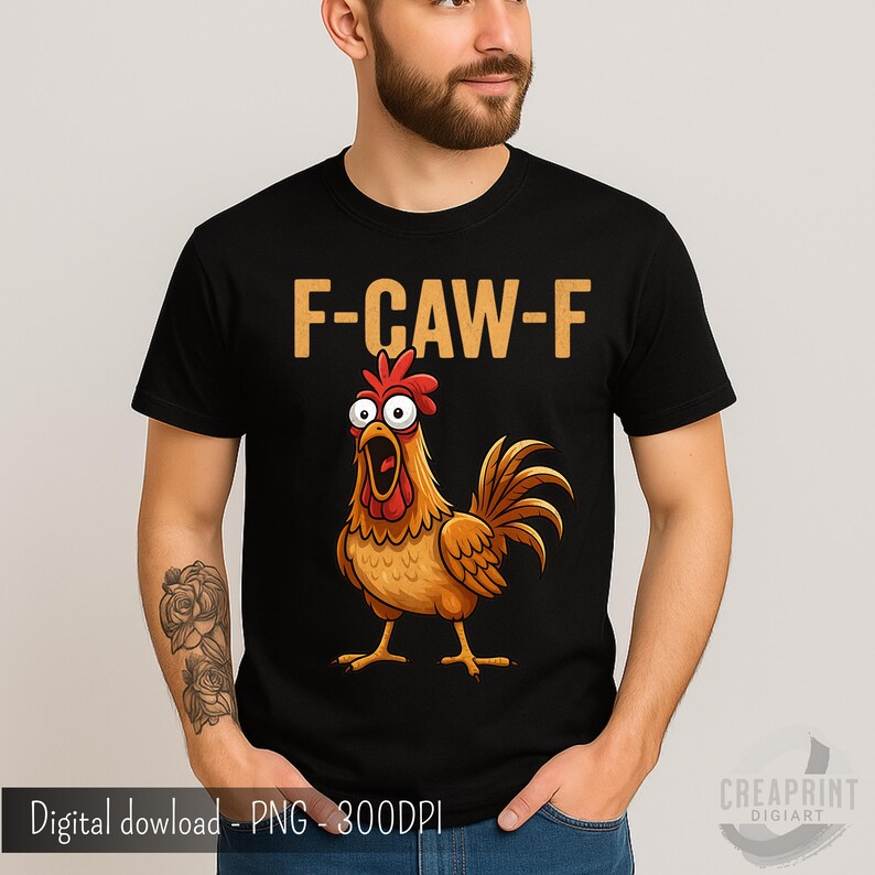Funny Sassy Raven Rooster PNG: Gothic Bird Art (digital Download) - Etsy