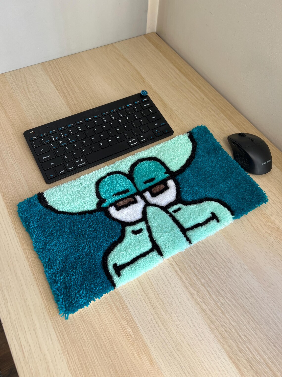 Handmade Spongebob Keyboard Rugs keyboard Rug Set for Gamer Rooms and ...
