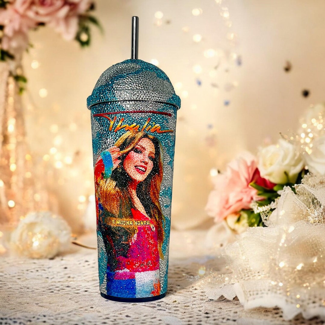 Custom Photo Name Bling Starbucks Coffee Tumbler, Personalized Portrait ...