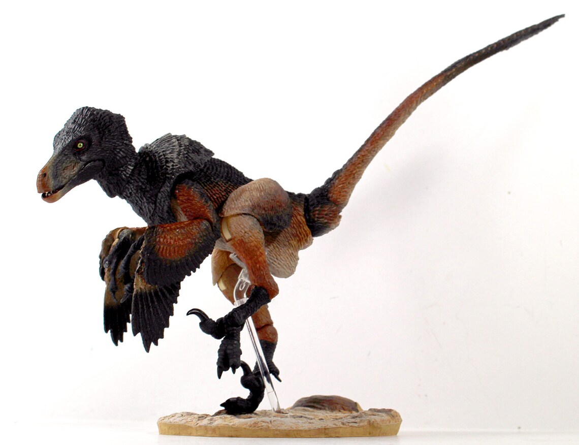 Dinosaur Action Figure Toy Raptor Animal Beasts of the - Etsy
