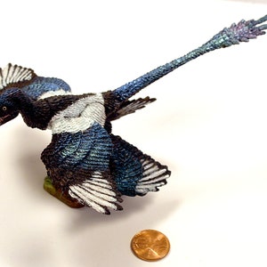 Microraptor 2 Pack Realistic Dinosaur Action Figure Collectible Pose ...