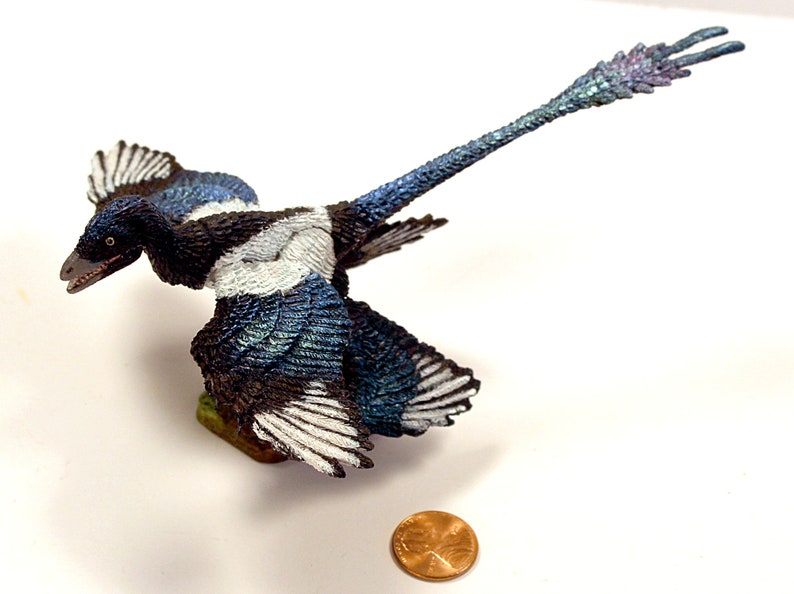 MicroRaptor 2 pack Realistic Dinosaur Action Figure - Etsy 日本