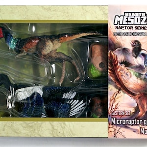 Microraptor 2 Pack Realistic Dinosaur Action Figure Collectible Pose ...