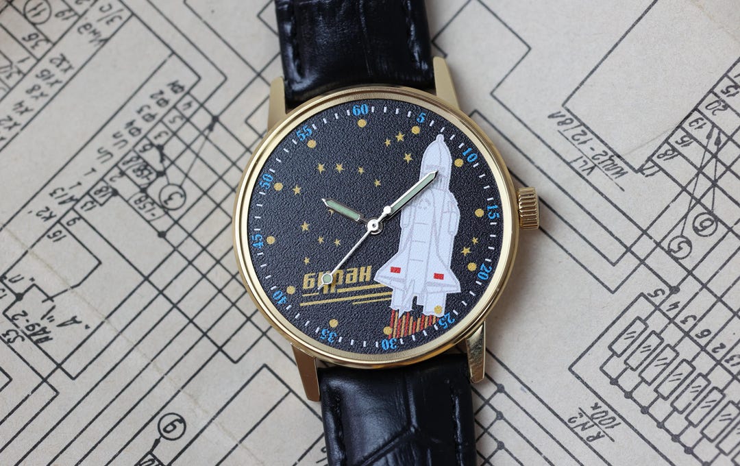 Vintage Buran Quartz Watch: USSR Collectible Timepiece - Etsy UK