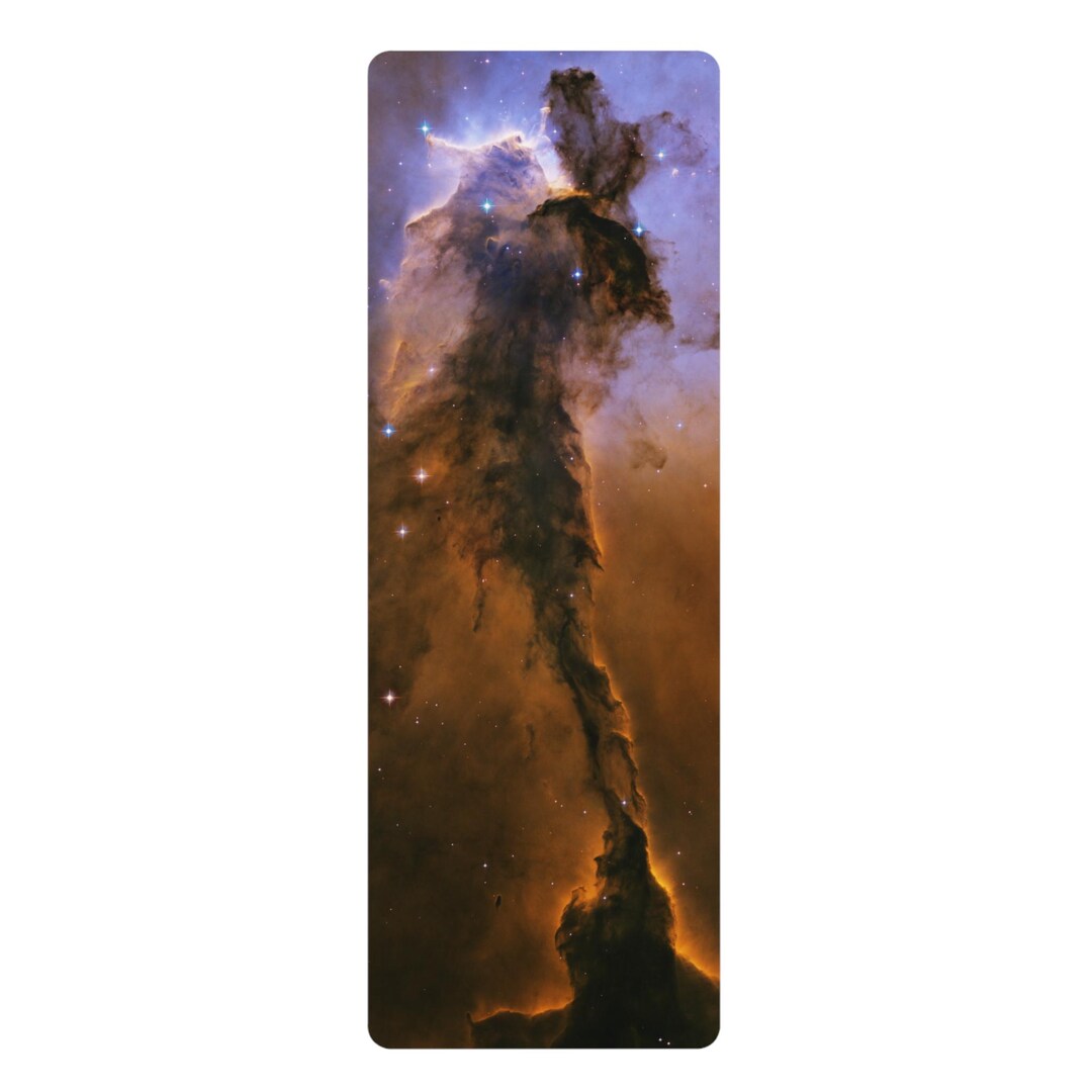 Rubber Yoga Mat, Eagle Nebula Print - Etsy