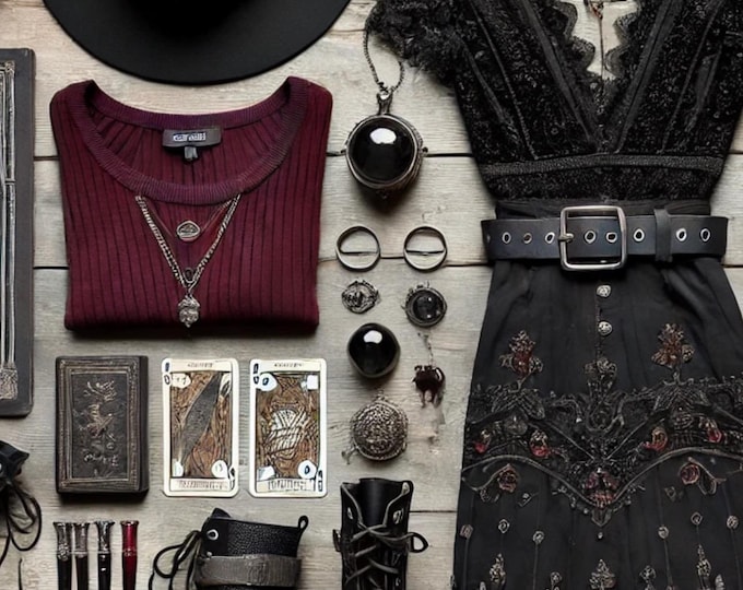 Dark Fairy Core, Clothing Style Box, Witchy Boho Aesthetic Style Bundle ...