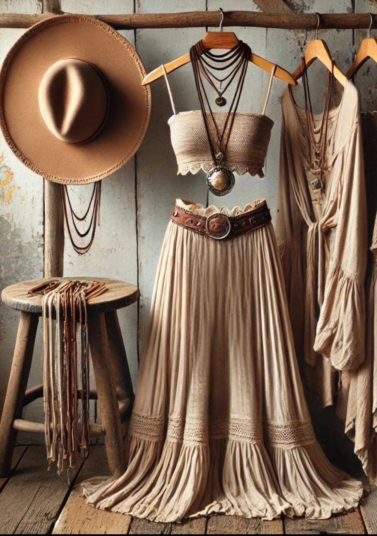 Boho Thrift Bundle Witch Outfit Set Xl Plus Ethically Sourced Curated ...