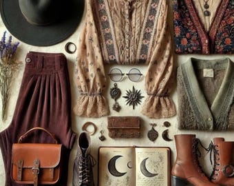 The Aunts Practical Magic Whimsy Goth Bundle, Thrift Style Box, Witchy Aesthetic Bundle, Whimsi ...