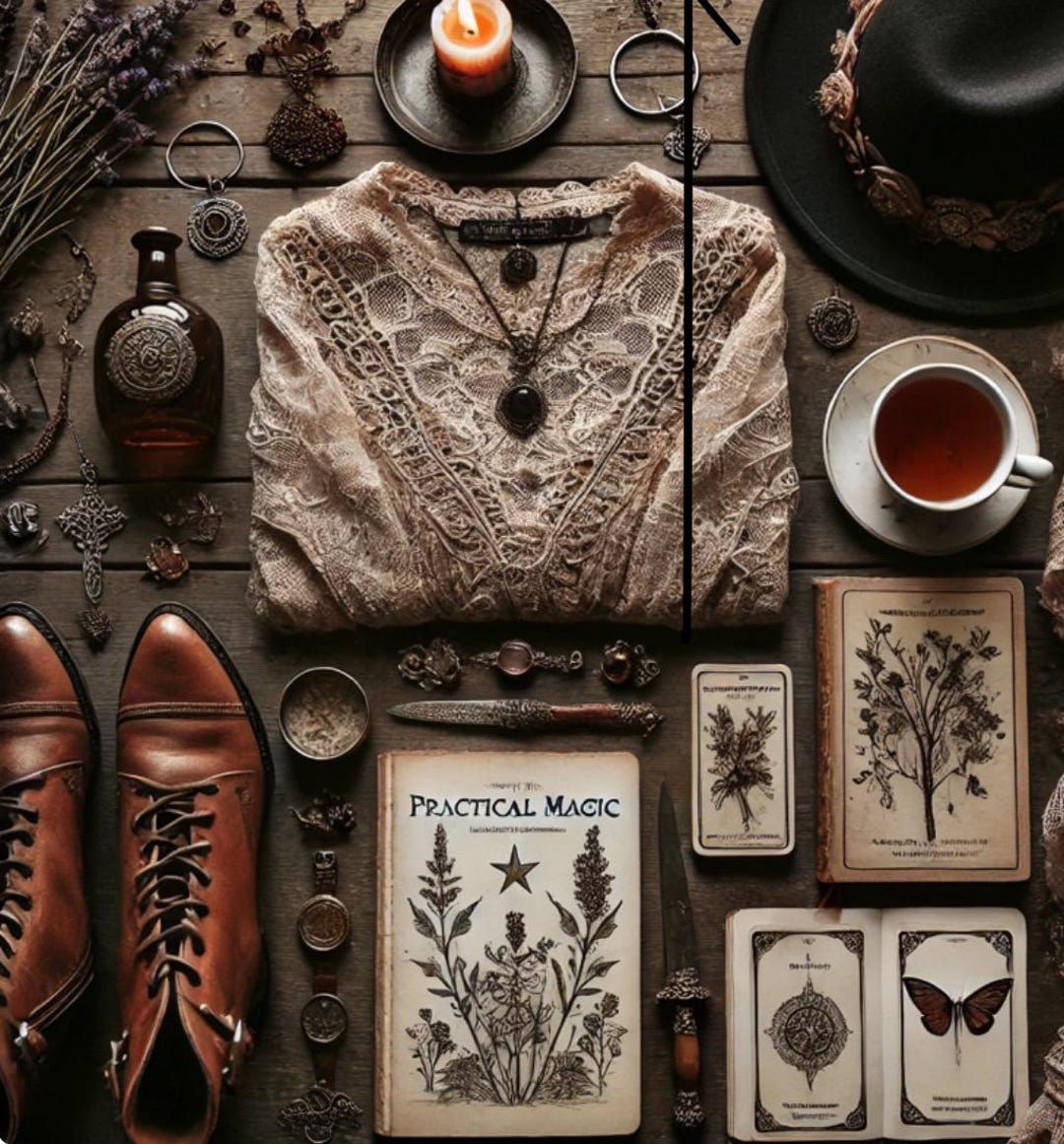 Sally Owens Practical Whimsy Goth Magic Bundle, Thrift Style Box ...