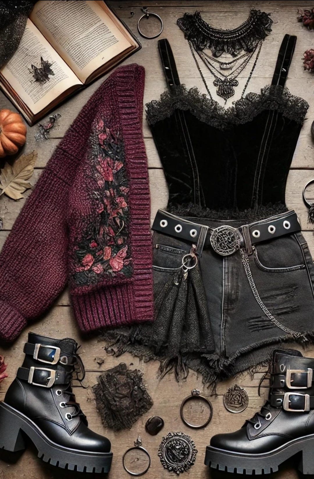 Dark Fairycore Style Box: Witchy Goth Clothing Bundle - True Rebel ...