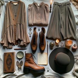 The Aunts Practical Whimsy Goth Magic Bundle, Thrift Style Box, Witchy ...