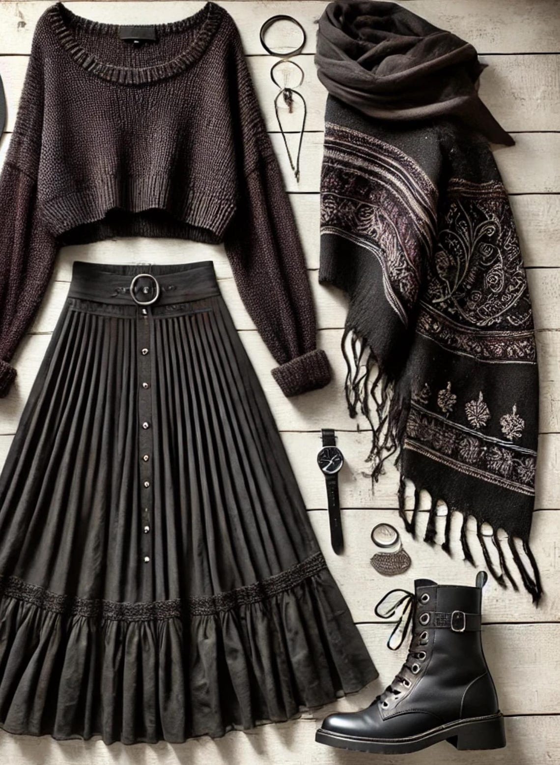 Misty Day AHS Inspired Clothing Bundle, Stevie Nicks Style - Size Small ...