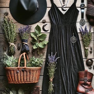 The Aunts Practical Magic Whimsy Goth Bundle, Thrift Style Box, Witchy ...