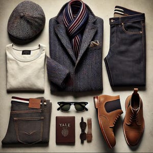 Vintage Men's Prep Style Box Thrifted Bundle • Curated Tweed & Cable ...