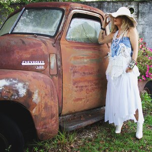 Vintage Levis Denim Top, Cottage Core Boho Tunic, Pearls, Bohemian ...