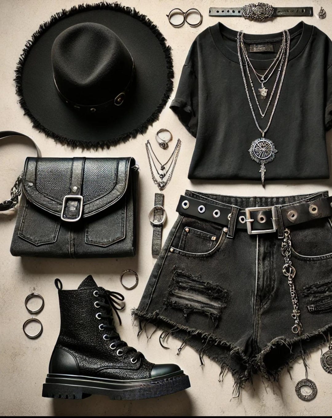 Edgy Boho Glam Spring Summer Curated Style Bundle, Bohemian Girl ...