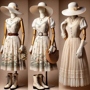 Curated Cottagecore Clothing Bundle Customizable Wardrobe Accessories ...