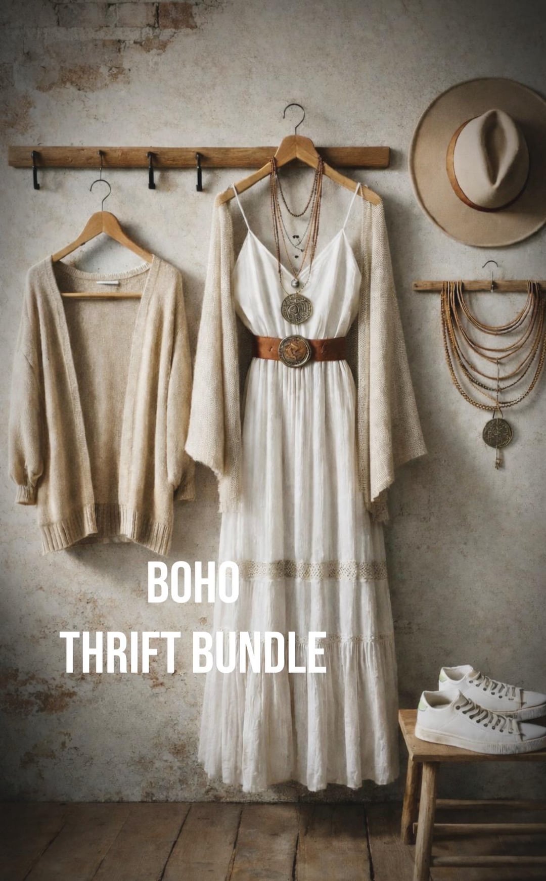 Boho Thrift Bundle Witch Outfit Set Xl Plus Ethically Sourced Curated ...