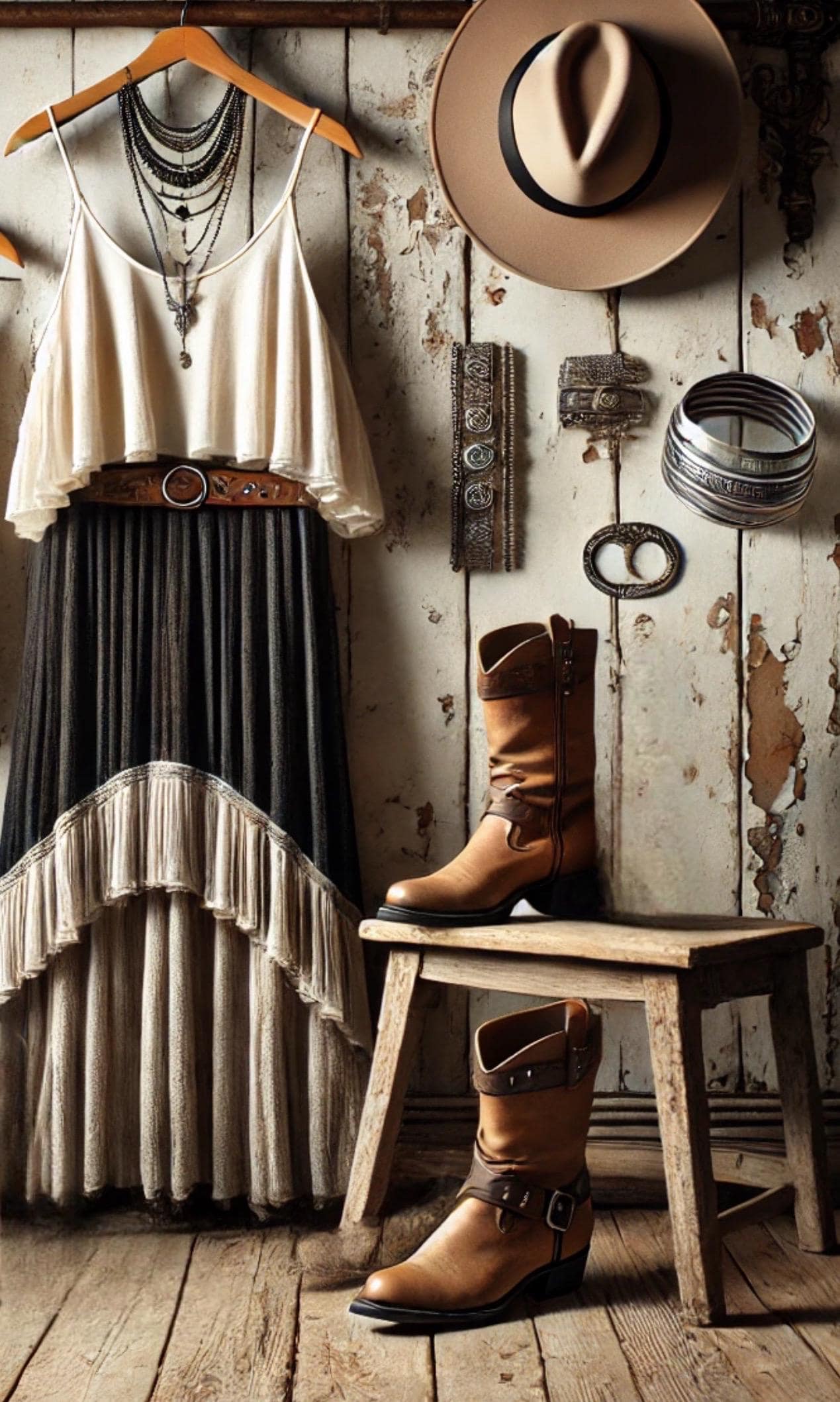 Boho Thrift Bundle Witch Outfit Set Xl Plus Ethically Sourced Curated ...