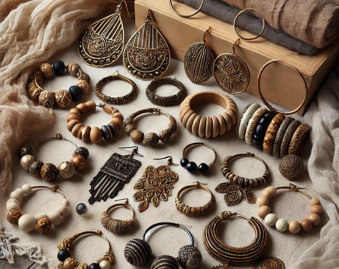 Boho Chic Curated Accessories Natural Style Box for Sustainability ...
