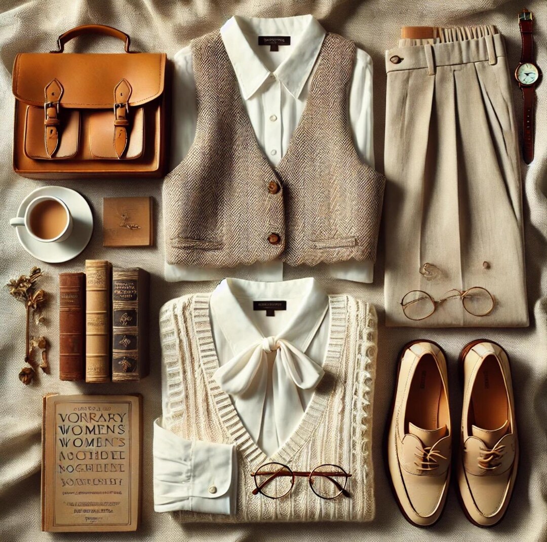 Librarian Chic Style Box: Ethical Academia Fashion Bundle (small Size ...