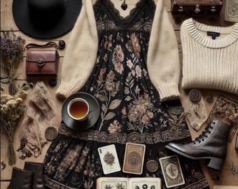 Dark Fairy Core, Clothing Style Box, Witchy Aesthetic Style Bundle ...