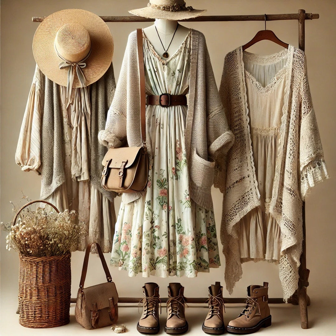 Curated Cottagecore Clothing Bundle | Customizable Wardrobe Accessories ...