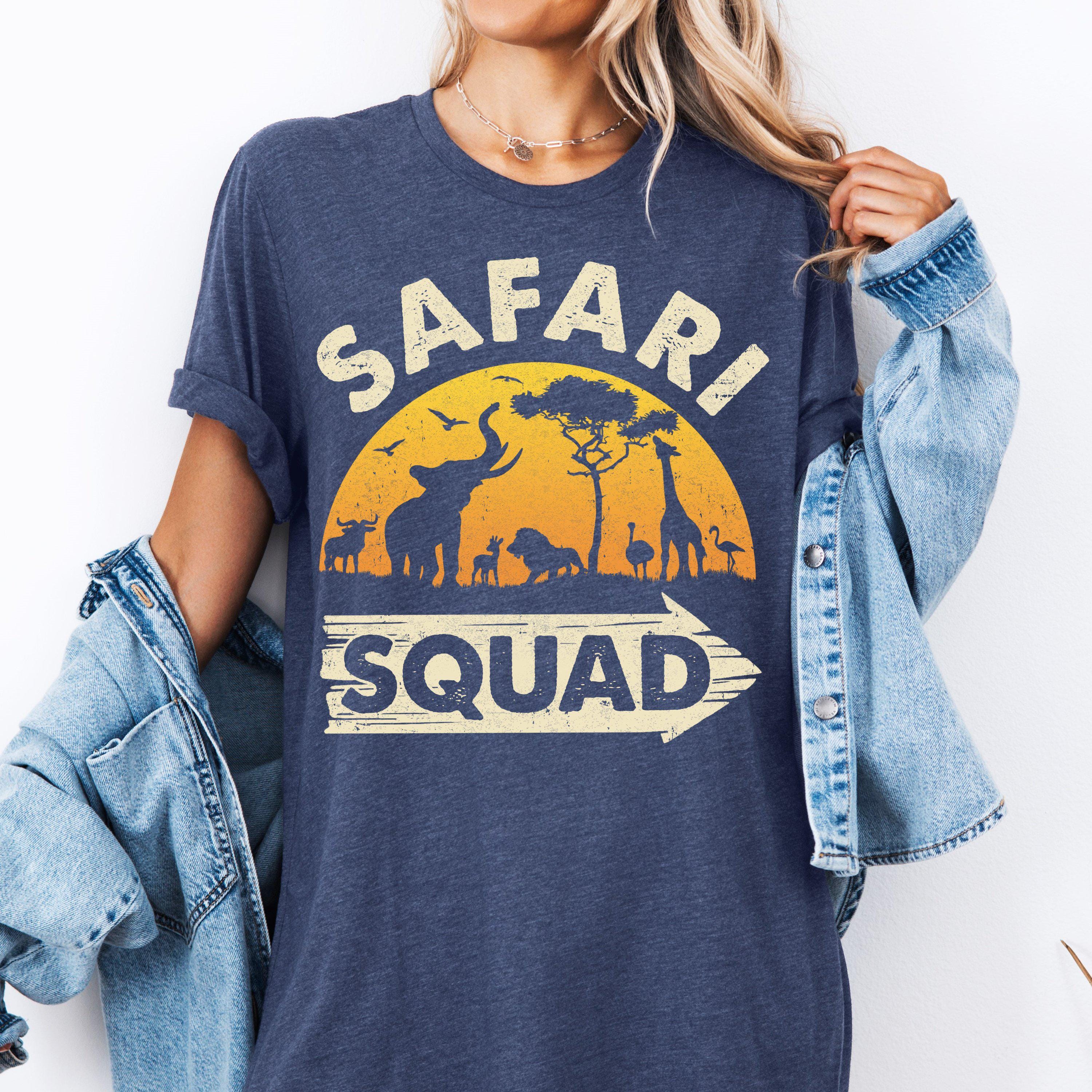 Retro Safari Squad Shirt, Safari Sunset T-shirt, Safari Adventure Tee ...