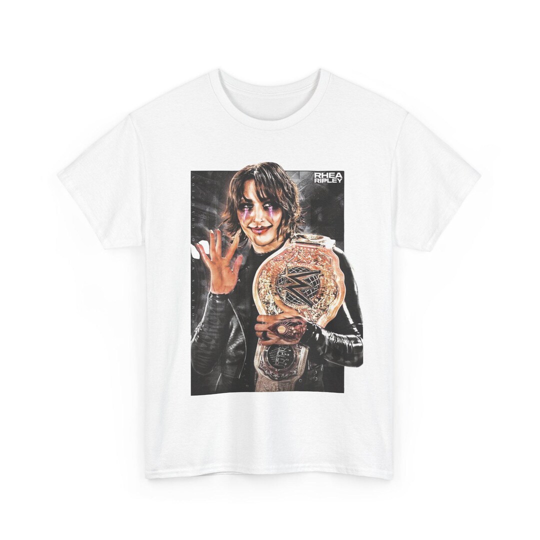 Rhea Ripley WWE Women's World Champion Graphic T-shirt - WWE, AEW, and ...