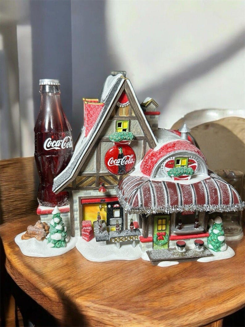 Department 56 Coca Cola Fizz Factory NORTH POLE Series Coke Bottle ...