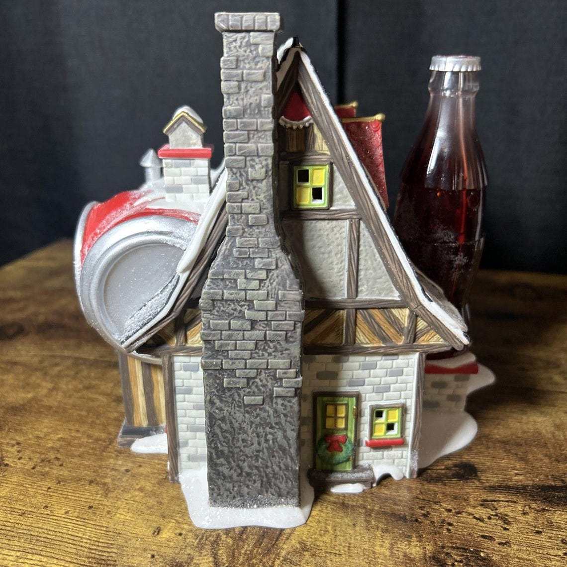 Department 56 Coca Cola Fizz Factory NORTH POLE Series Coke Bottle ...