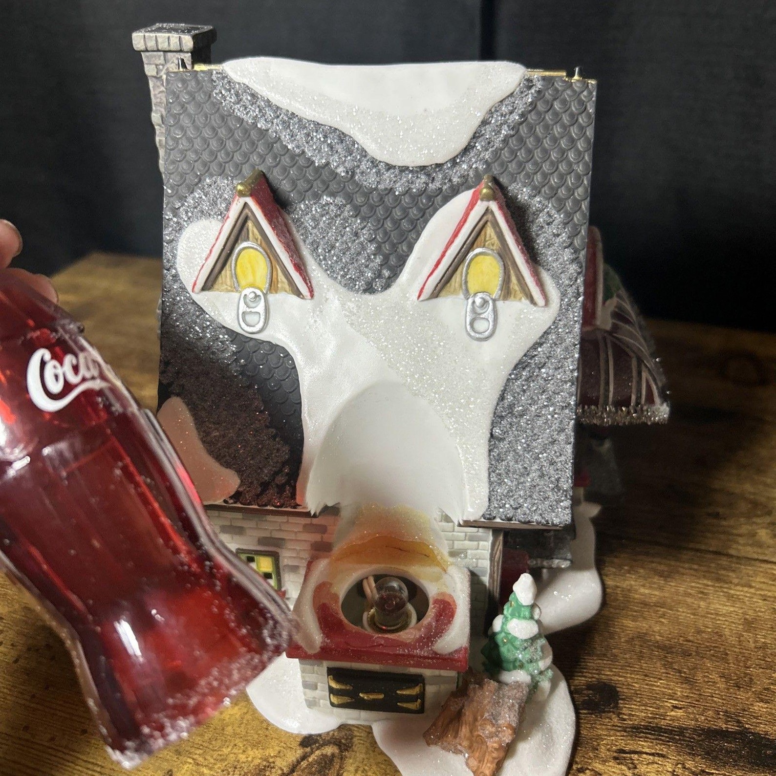 Department 56 Coca Cola Fizz Factory NORTH POLE Series Coke Bottle ...