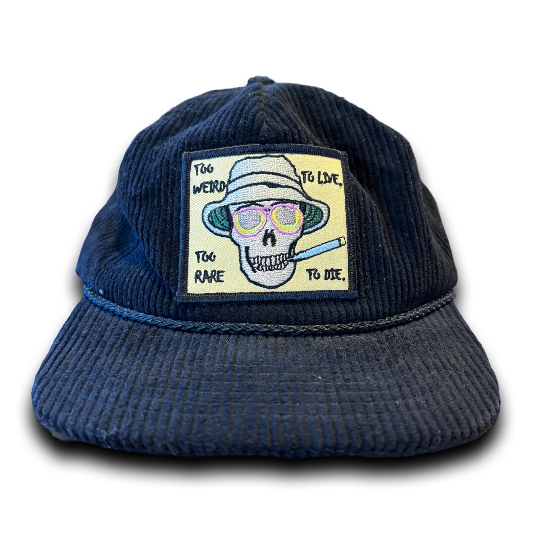 Too Weird to Live, Too Rare to Die Corduroy Hat – Vintage Hunter S ...