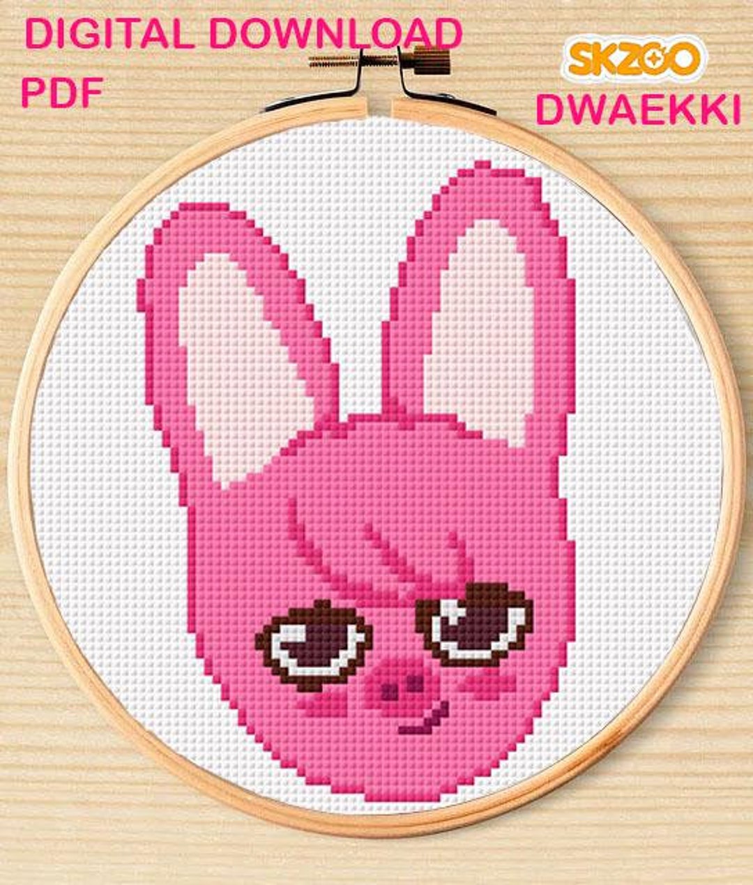 Dwaekki SKZOO Cross Stitch Pattern - Etsy