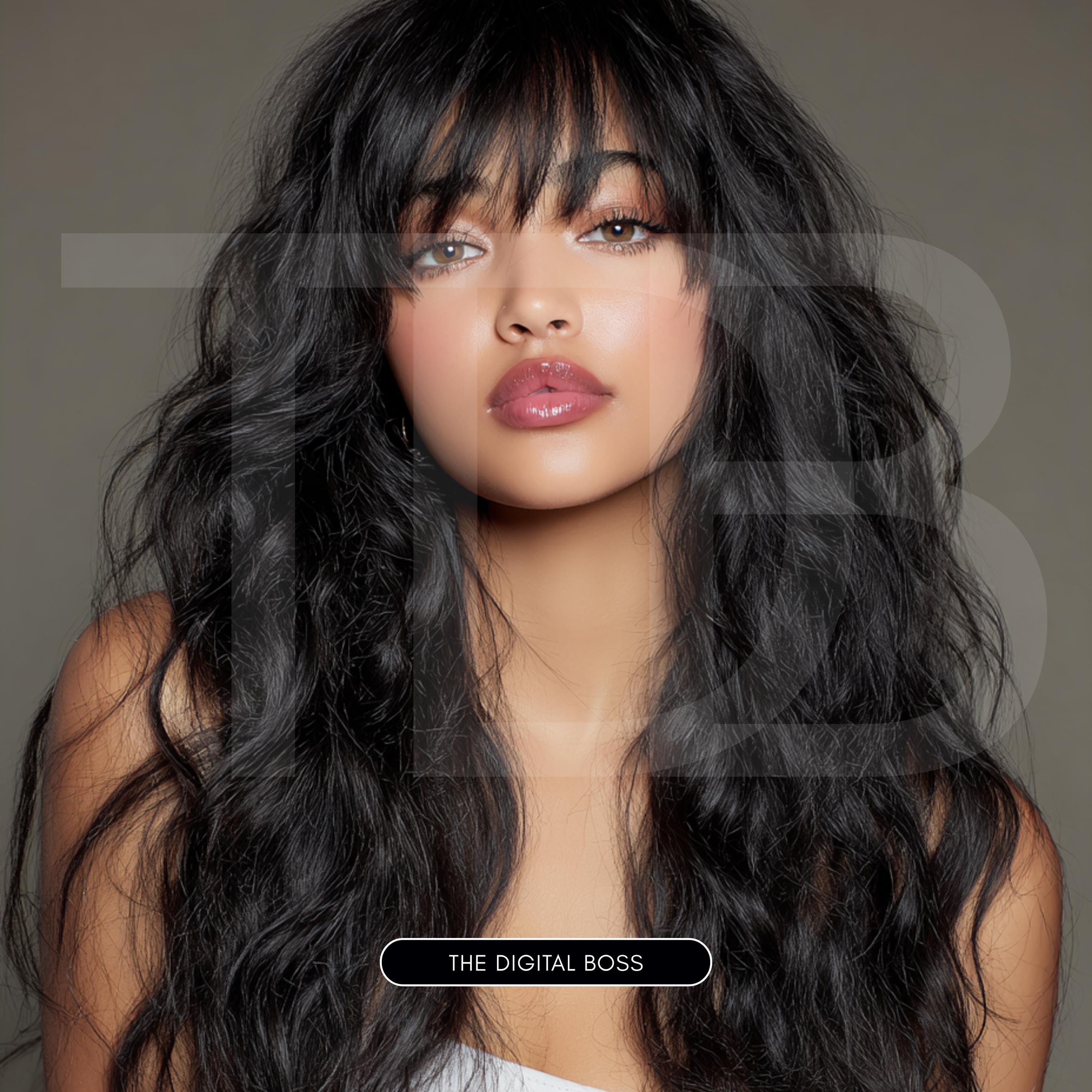 Luxury Hair – 50 Melanin Stock Photos | AI Beauty & Haircare Images ...