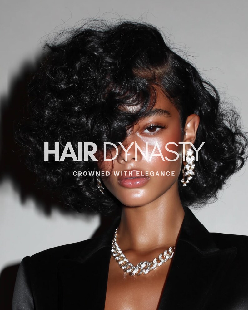 Hair Dynasty Pre Designed Brand Identity | Luxury Wig Hair Extension ...